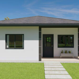 Simple House Design - 3 Bedroom House Plan - H3