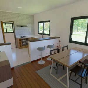 Simple House Design - 3 Bedroom House Plan - H3