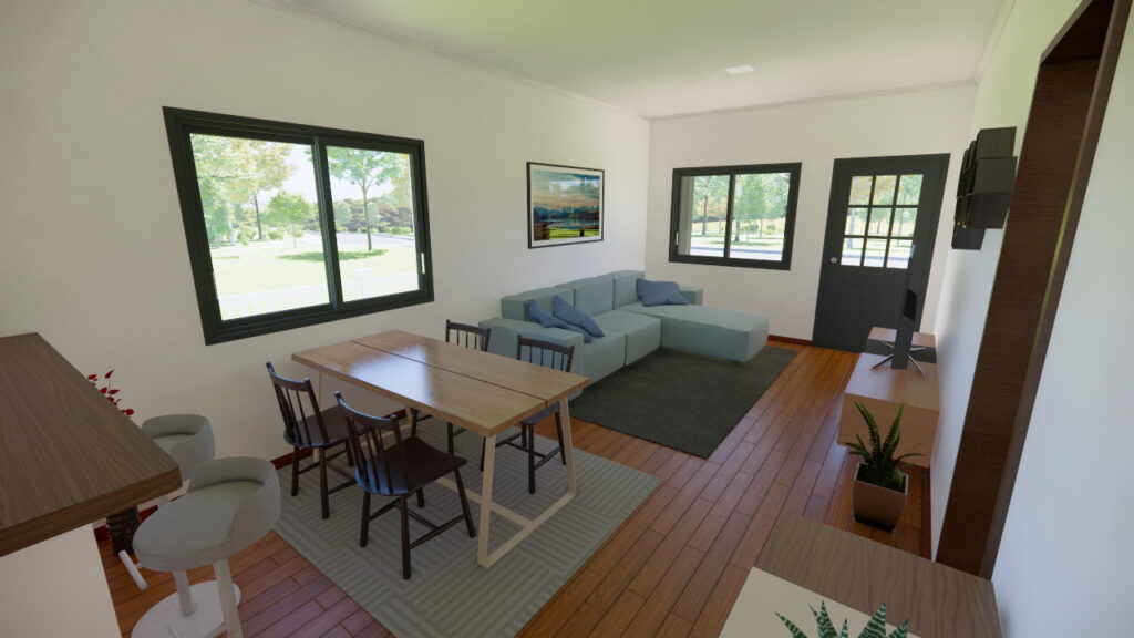 Simple House Design - 3 Bedroom House Plan - H3