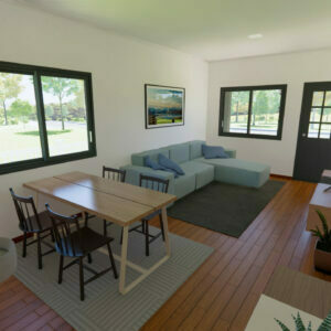 Simple House Design - 3 Bedroom House Plan - H3