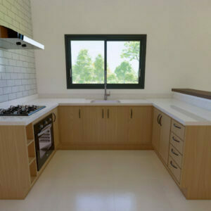 Simple House Design - 3 Bedroom House Plan - H3