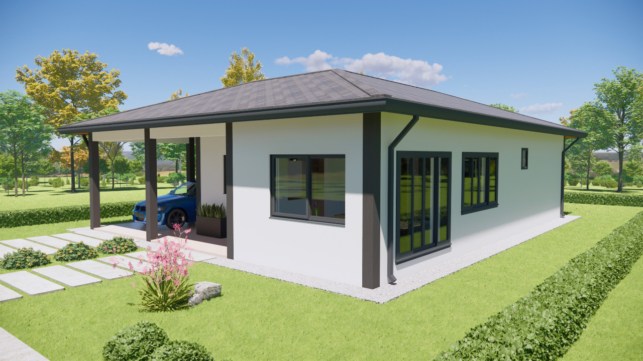 Simple 2 Bedroom House Design H6 Simple House Design Simple 2 Bedroom House Design H6 Simple House Design